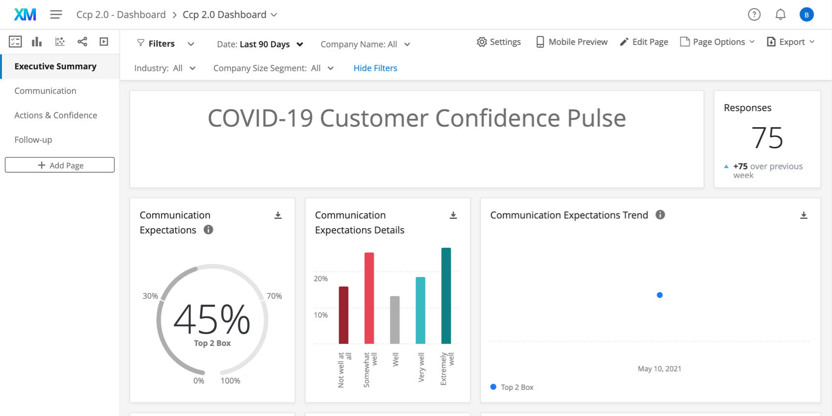 COVID-19 Customer Confidence Pulse 2.0