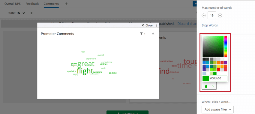 Word Cloud Widget (CX)
