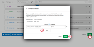 Date Field Format (CX)