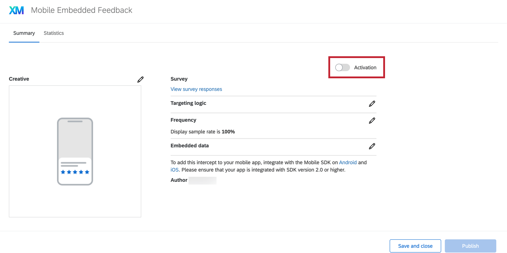 Mobile Embedded Feedback