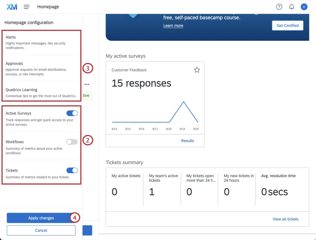 Homepage Basic Overview