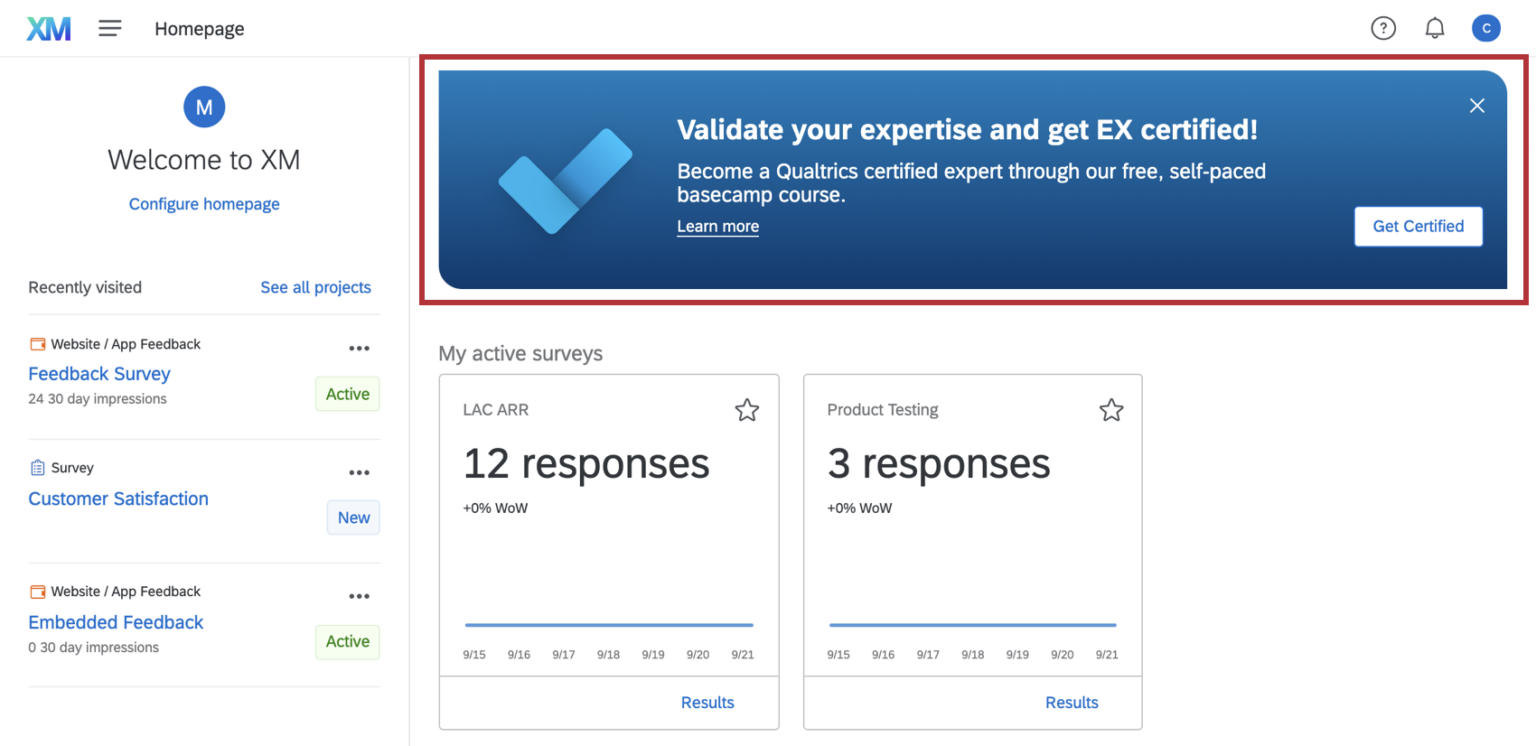 Homepage Basic Overview