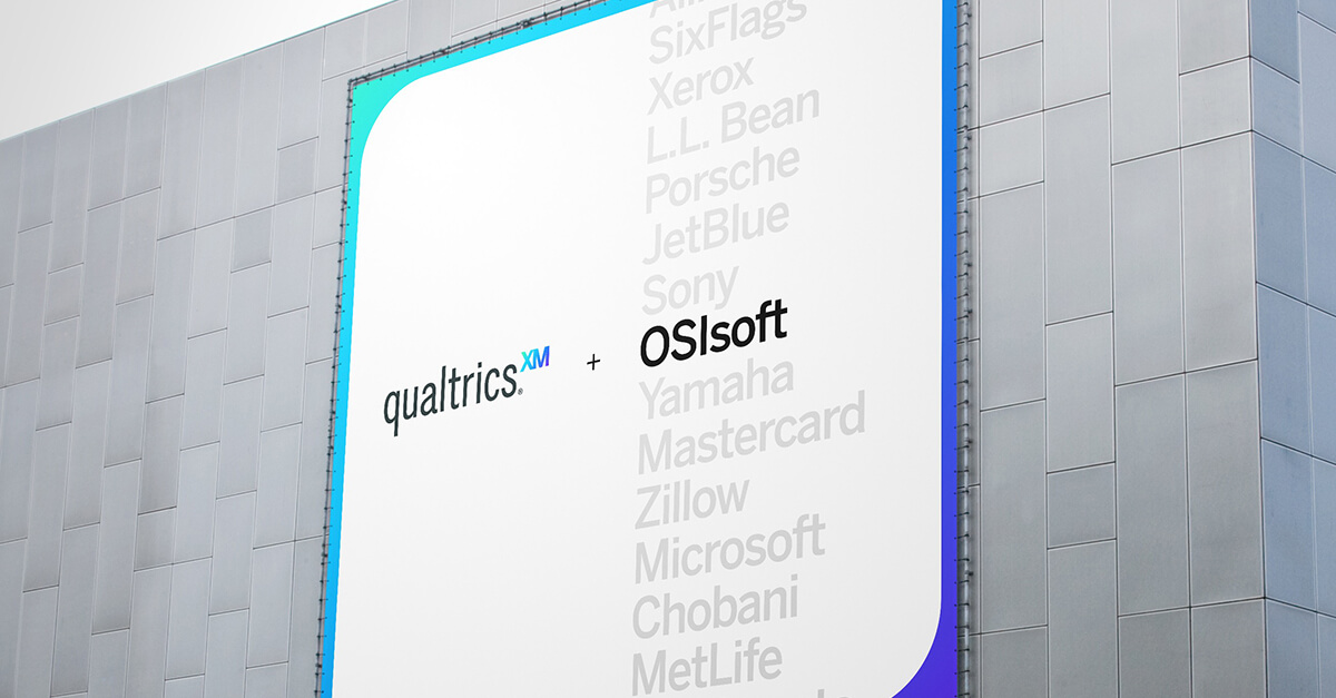 OSIsoft Picks Qualtrics CoreXM - Qualtrics OSIsoft Picks Qualtrics CoreXM - Qualtrics
