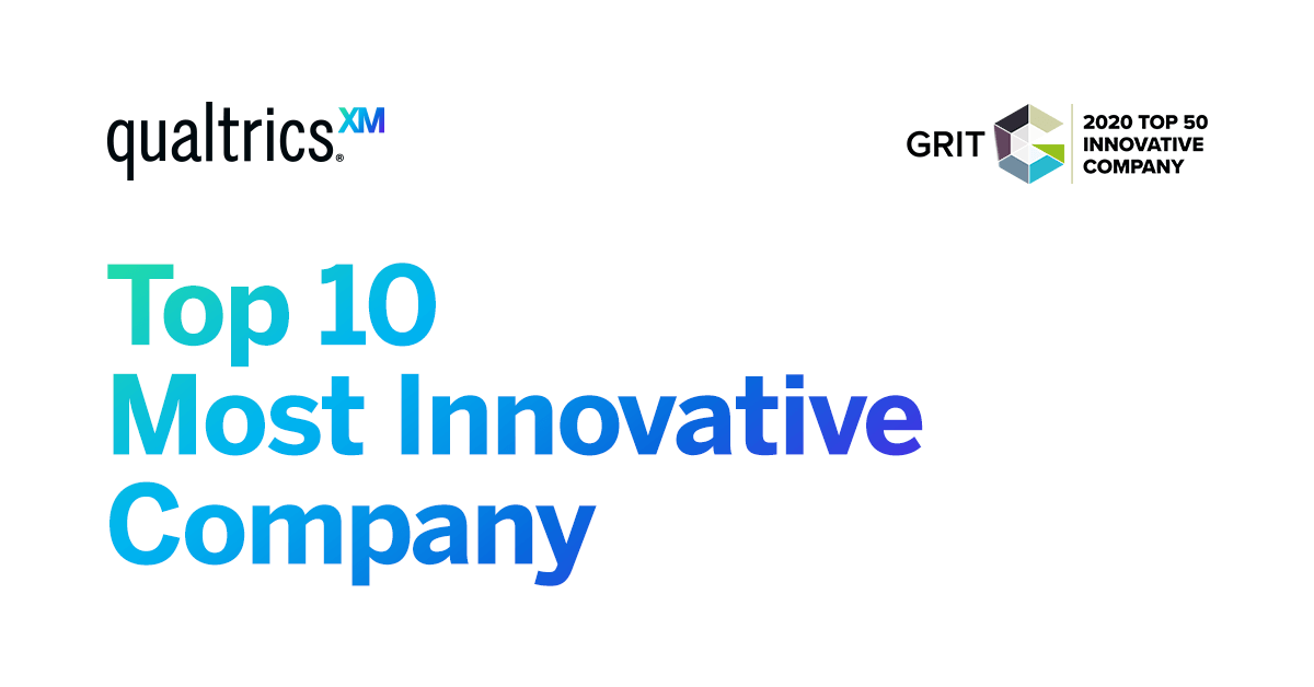 Qualtrics Ranked Top 10 Most Innovative Companies in Annual GRIT Report ...