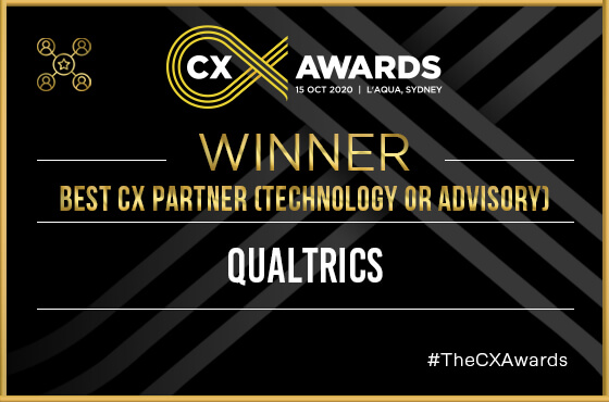 Qualtrics named best CX Partner at CX Awards - Qualtrics