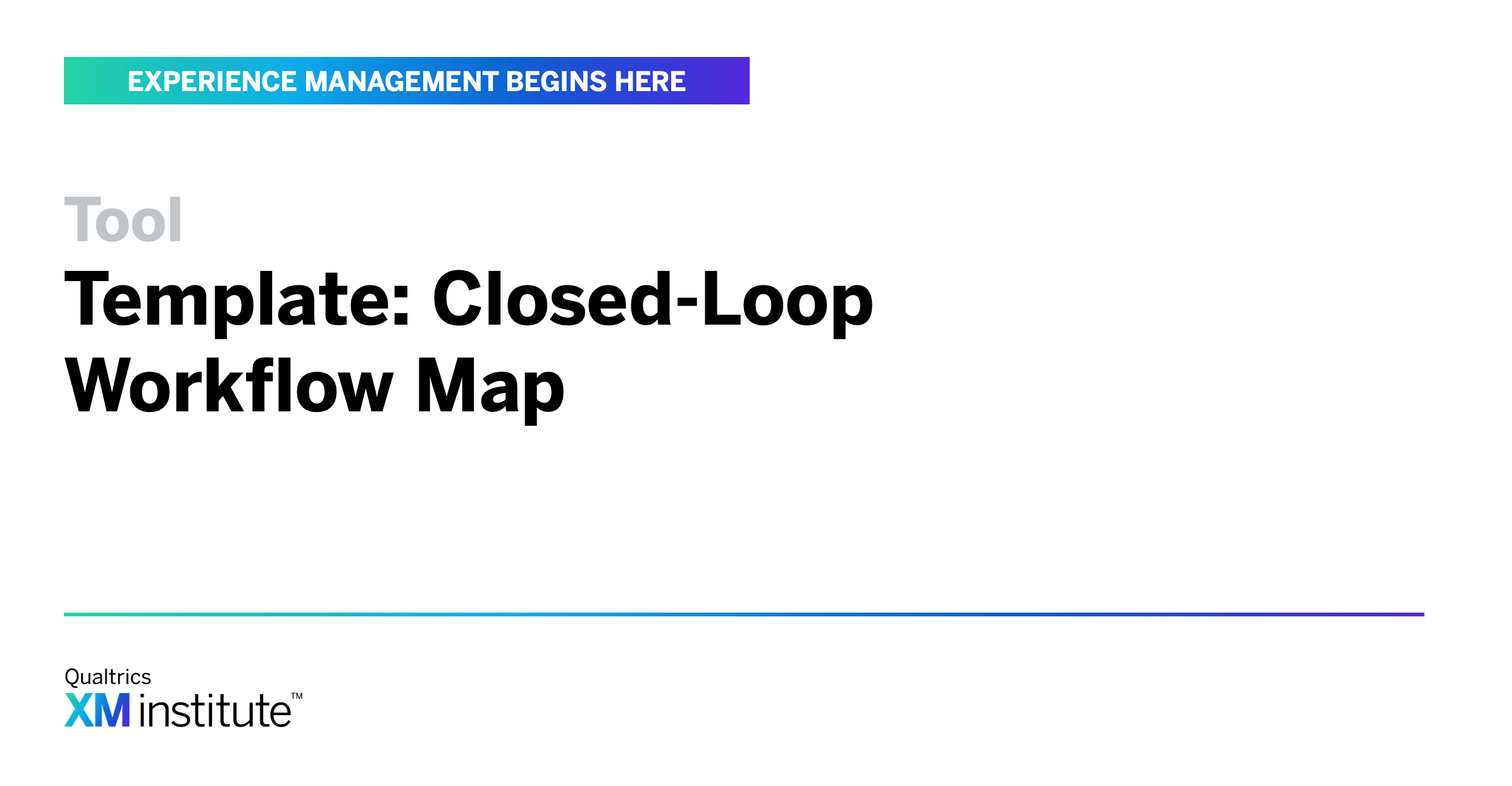Template Closed Loop Workflow Map Xm Institute 1565
